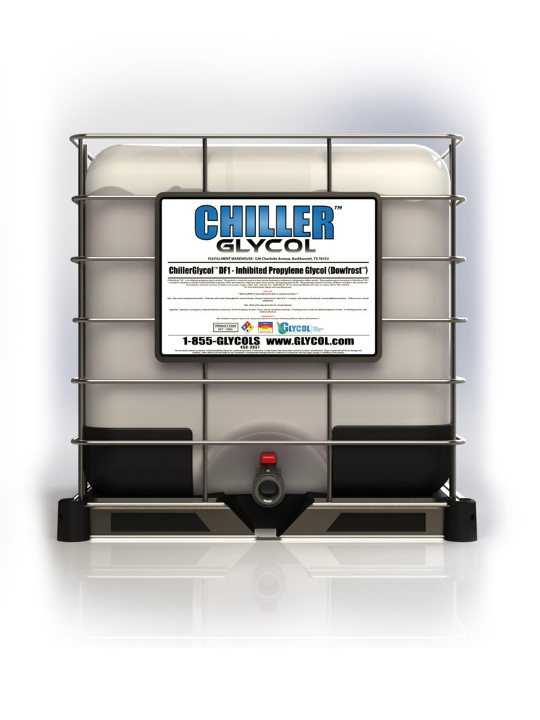 275 Gallons - ChillerGlycol™ DF1 - 100% USP Grade Inhibited Propylene ...
