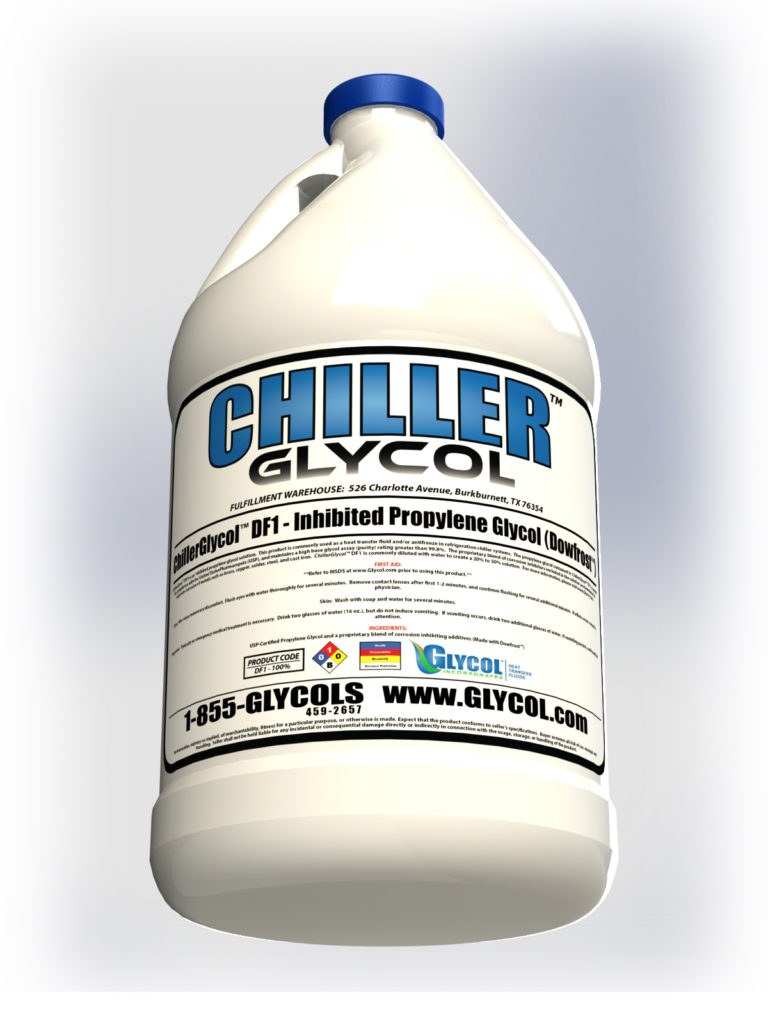 1 Gallon - ChillerGlycol™ DF1 - 100% USP Grade Inhibited Propylene ...