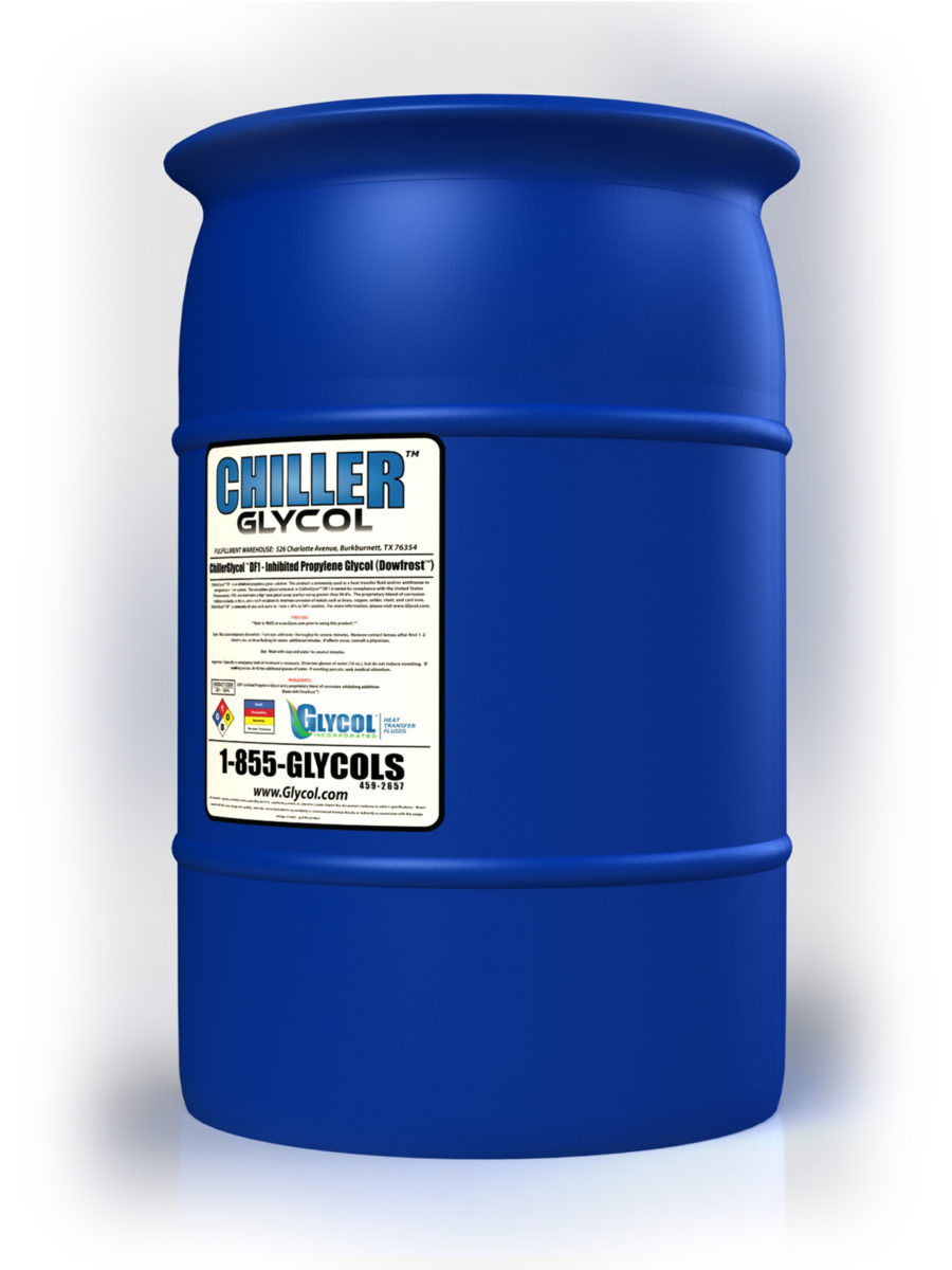 30 Gallons - ChillerGlycol™ DF1 - 100% USP Grade Inhibited Propylene ...