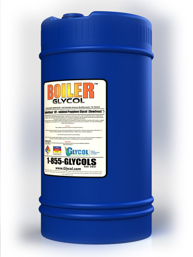15 Gallons - BoilerGlycol™ DF1 - 100% USP Grade Inhibited Propylene ...