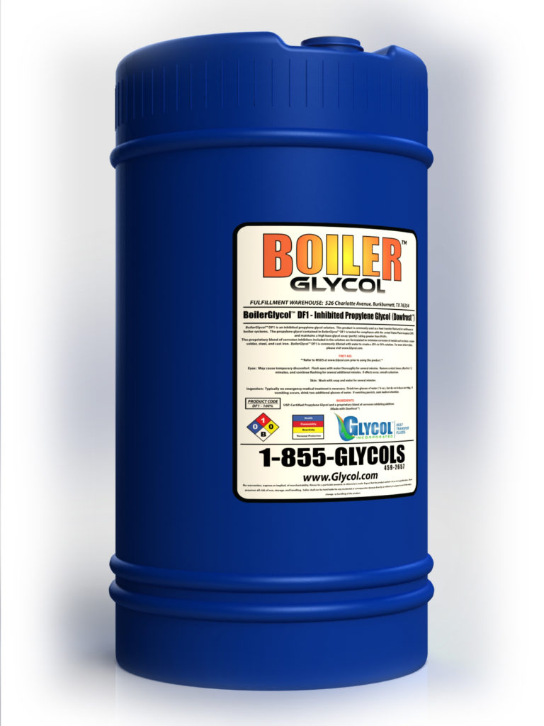 15 Gallons - BoilerGlycol™ DF1 - 100% USP Grade Inhibited Propylene ...