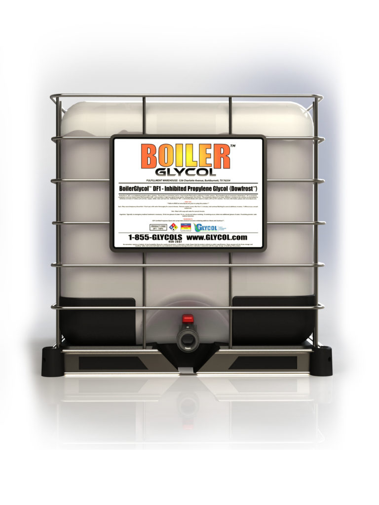 550 Gallons - BoilerGlycol™ DF1 - 100% USP Grade Inhibited Propylene ...